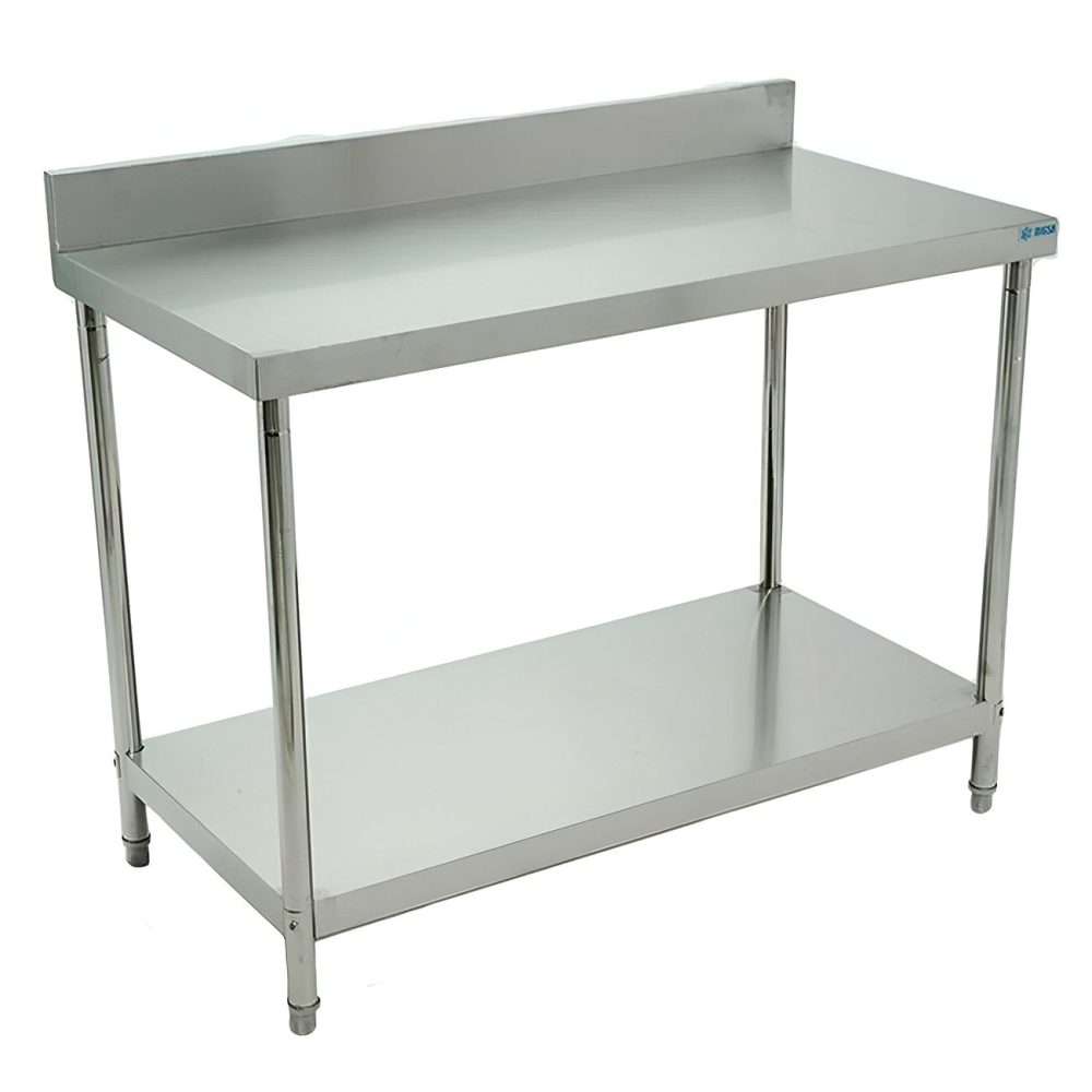 Mesa de acero inoxidable Migsa Bn-W04/120 con Entrepaño