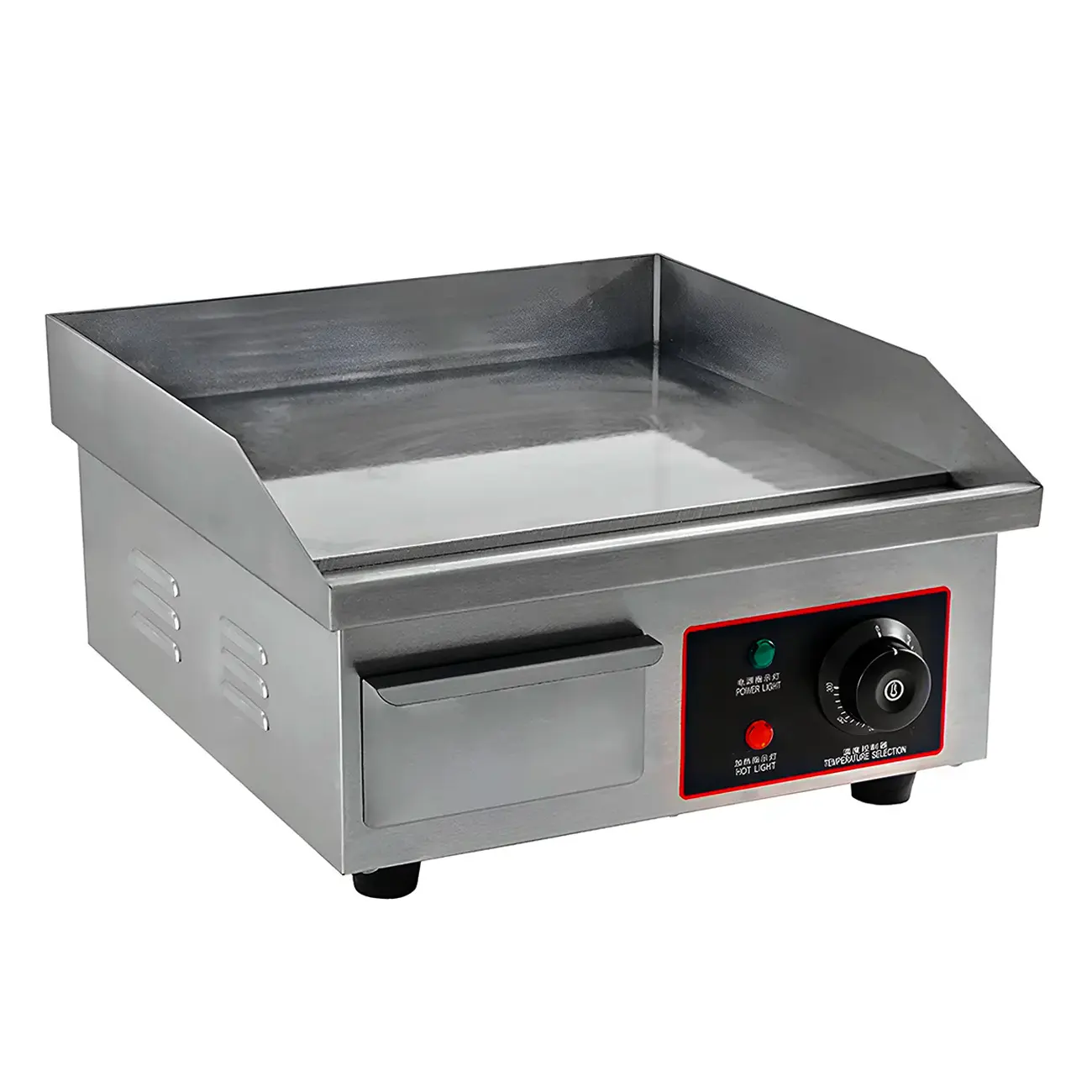 Plancha Eléctrica Industrial 36 Cm 1500W 110V MIGSA BN-36B