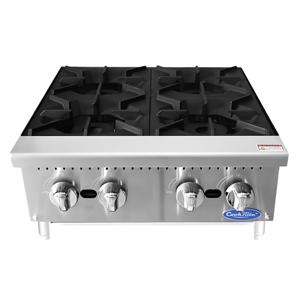 Parrilla Industrial 4 Quemadores 25000 COOK RITE ATHP-24-4