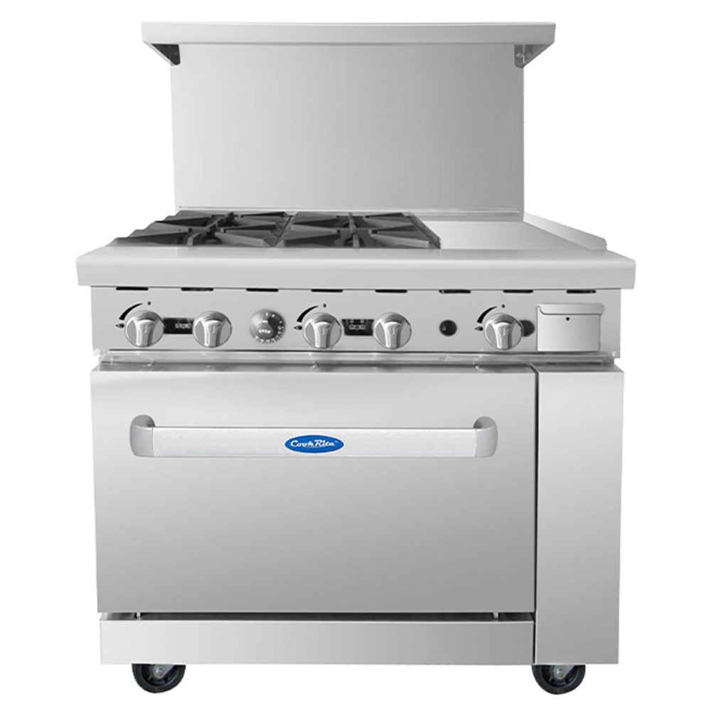 Estufa Industrial 2 Quemadores COOK RITE AGR-2B24GR