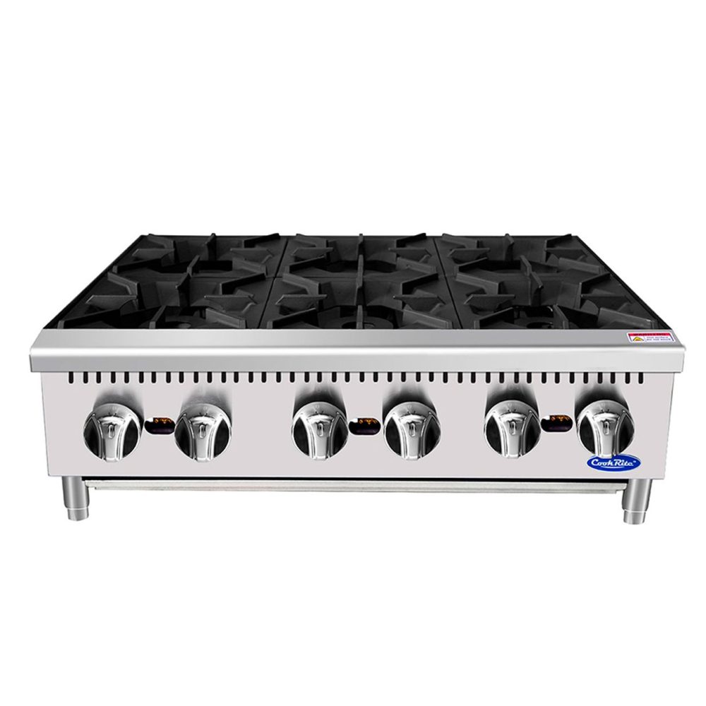 Parrilla Industrial 6 Quemadores 25000 COOK RITE ATHP-36-6
