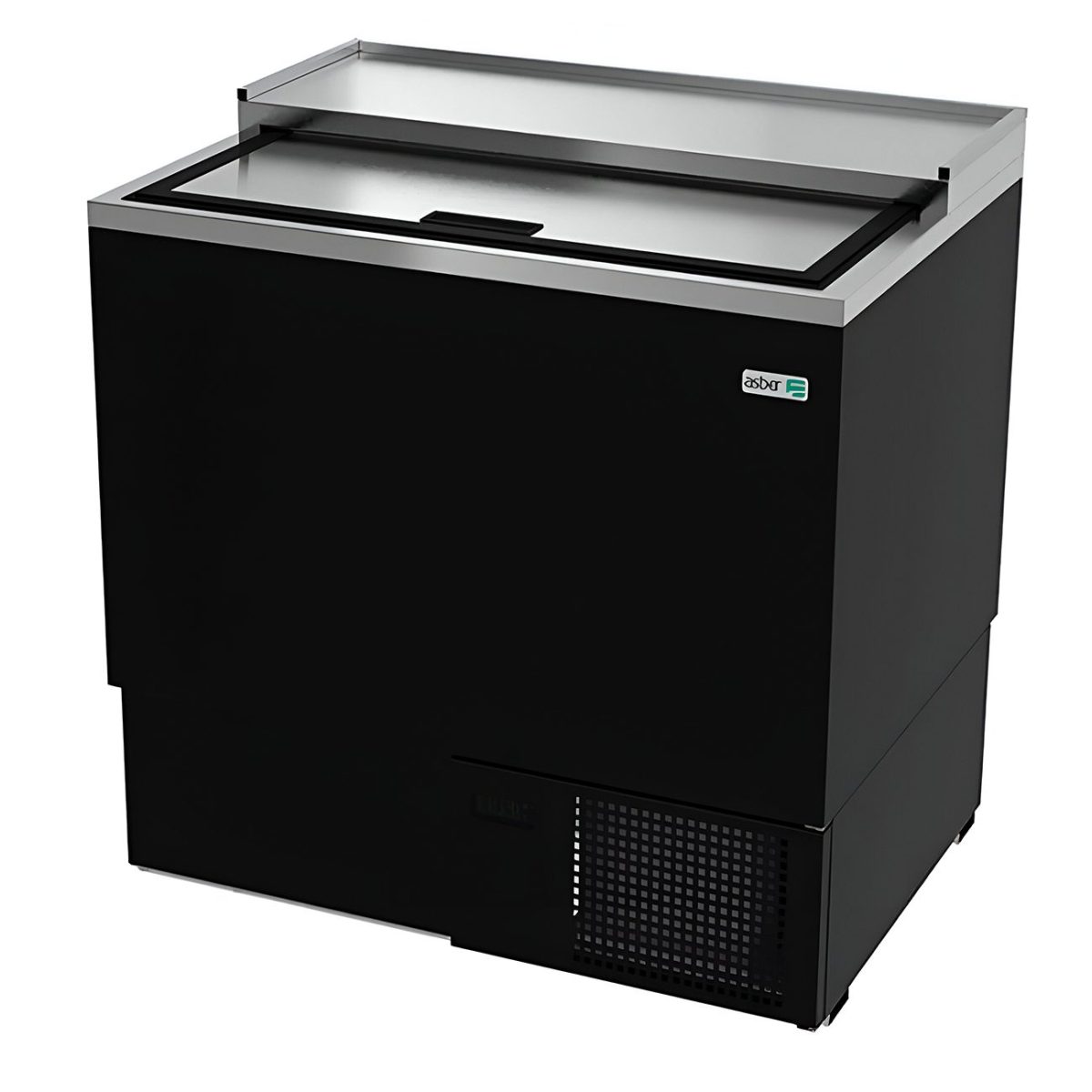 Congelador Enfriador de Tarros Vinil Negro. ASBER AGF-24 HC