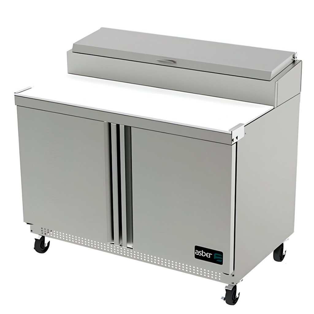 Mesa Refrigerada De Preparacion De Pizza. Asber APTP-48 HC