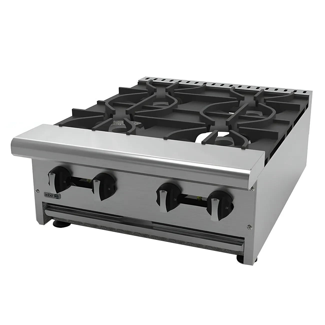 Parrilla Industrial A Gas 4 Quemadores ASBER AEHP-4-24