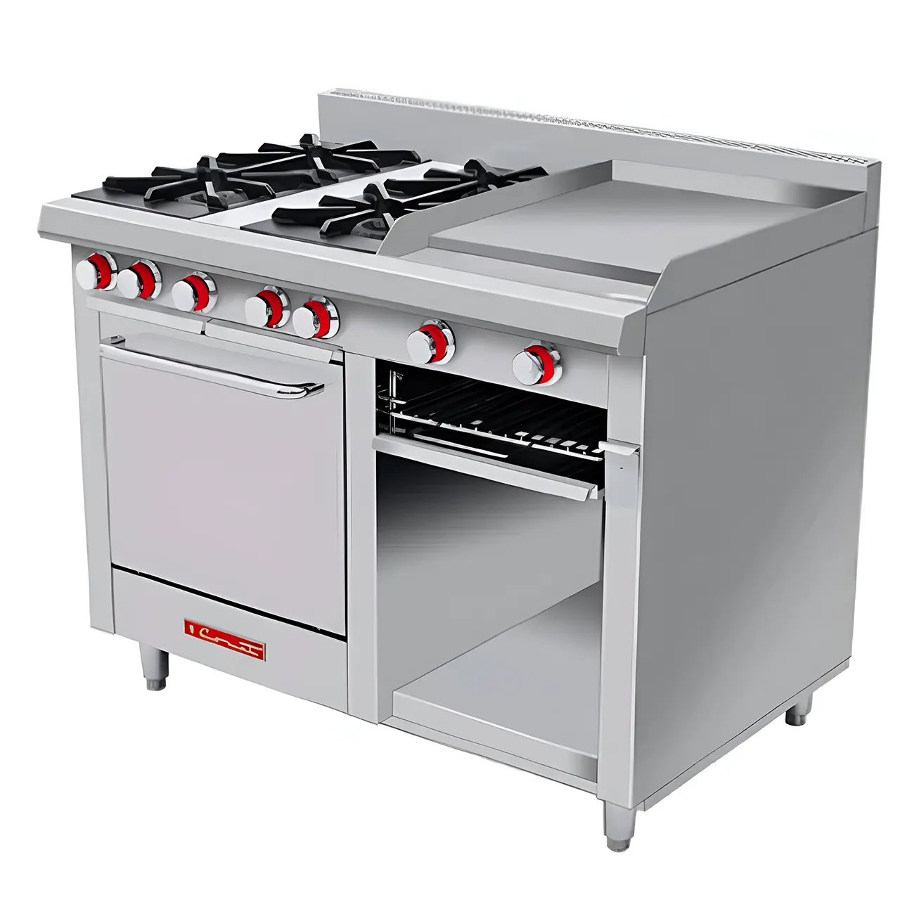 Estufa Industrial 4 Quemadore CORIAT MINICHEF PISO MASTER