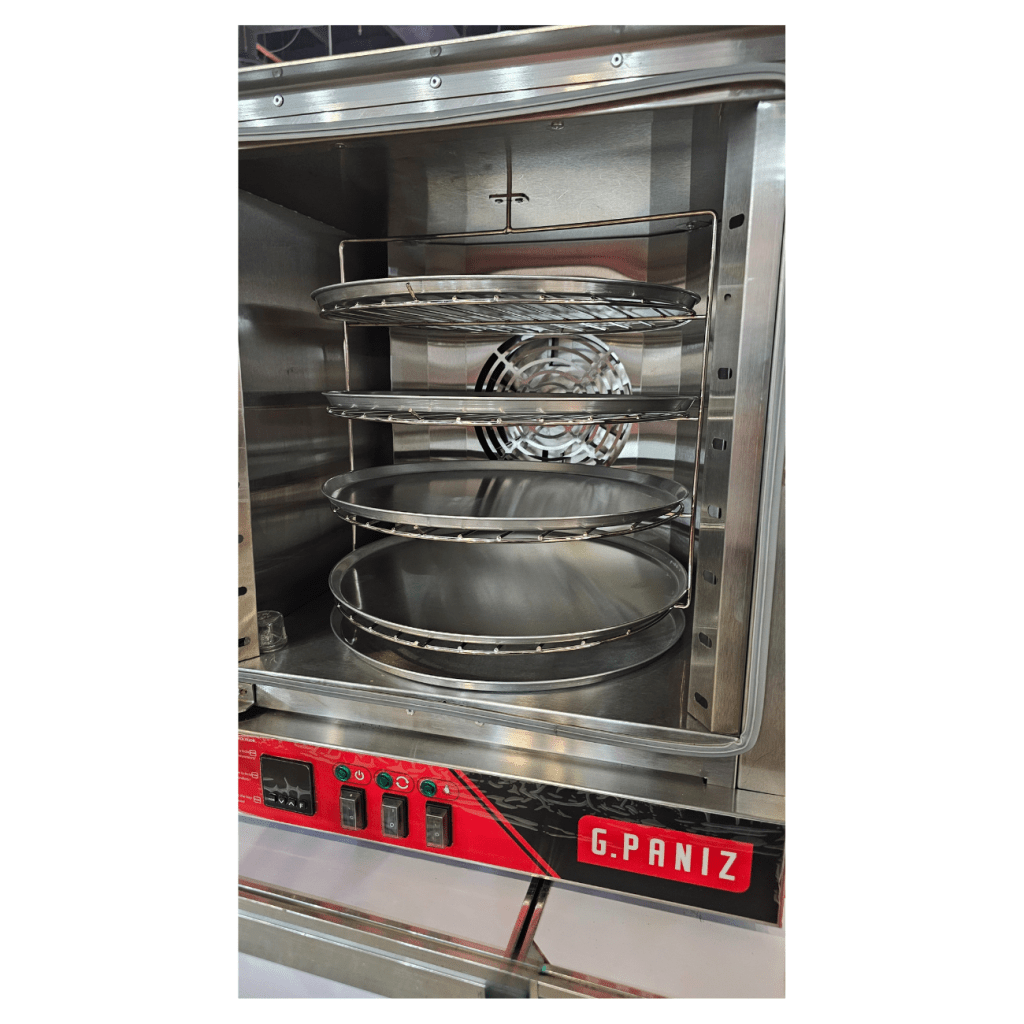 Horno de Convección Giratorio Electrico 4 Charolas GPANIZ FCR4
