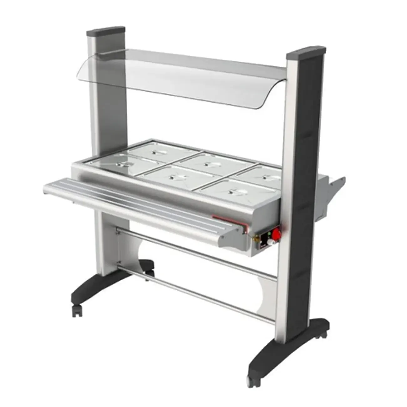 Mesa Caliente Buffetera 40 L 6 Insertos GPANIZ BTE06SL